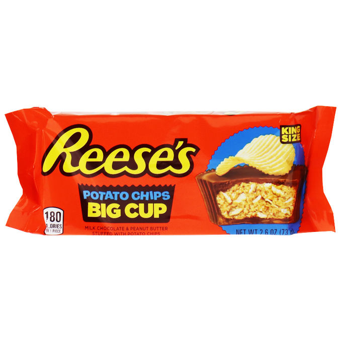 Reese's Potato Chips Big Cup, 73g von Reese's | Motatos