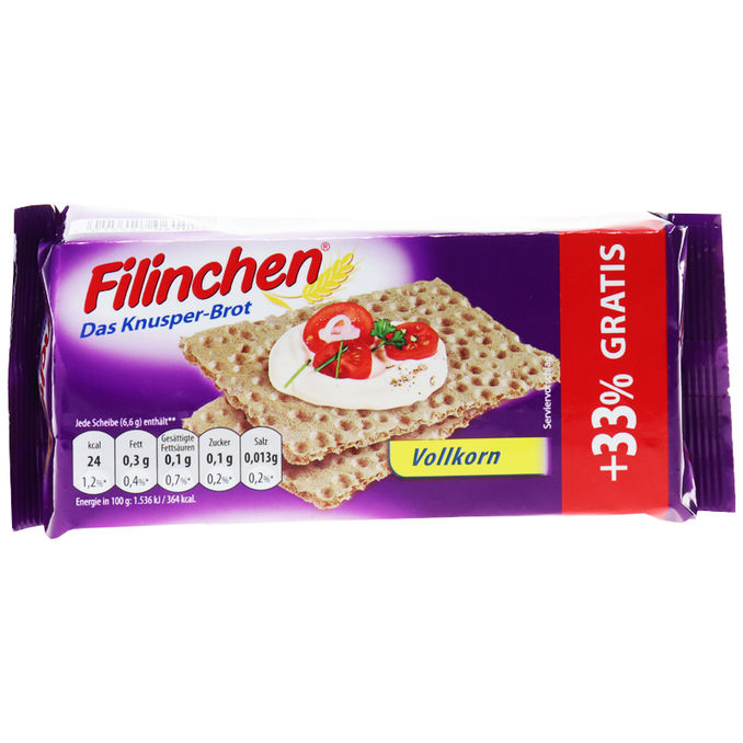 Knusper-Brot Vollkorn, 100g von Filinchen | Motatos