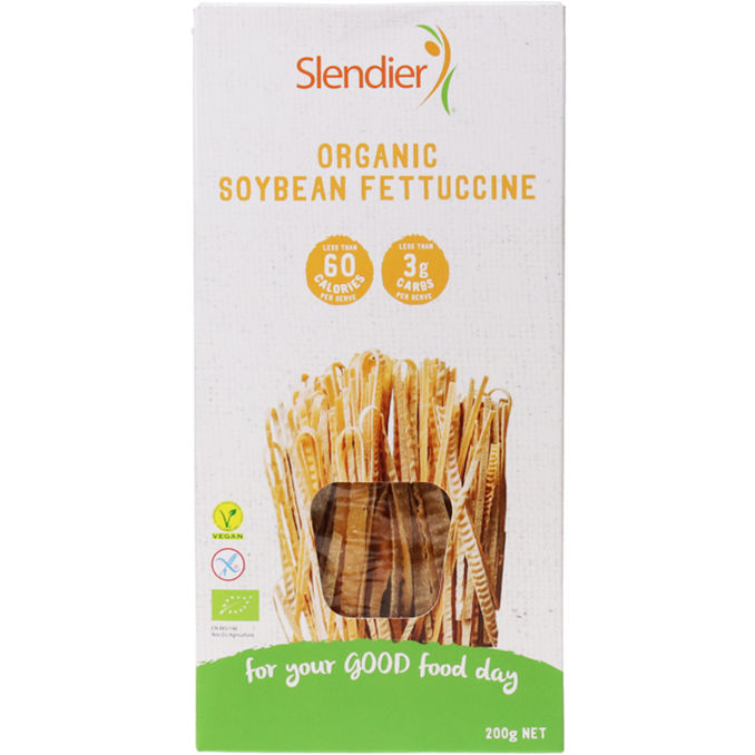 BIO Sojabohnen Fettuccine, 200g von Slendier | Motatos