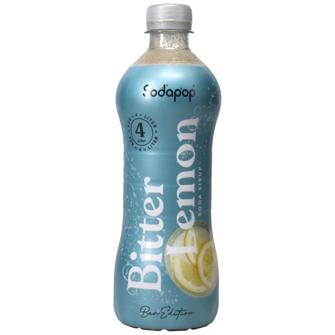 Soda Sirup Bitter Lemon, 0,5L von Sodapopp | Motatos
