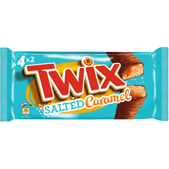 Twix Salted Caramel, 4x 46g von Twix | Motatos