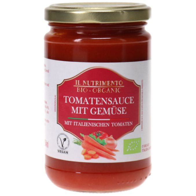 BIO Tomatensauce mit Gemüse, 280g von Il Nutrimento | Motatos