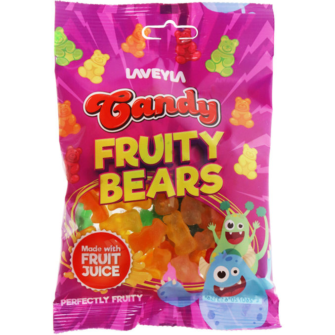 Fruity Bears Fruchtgummi, 120g von Laveyla | Motatos