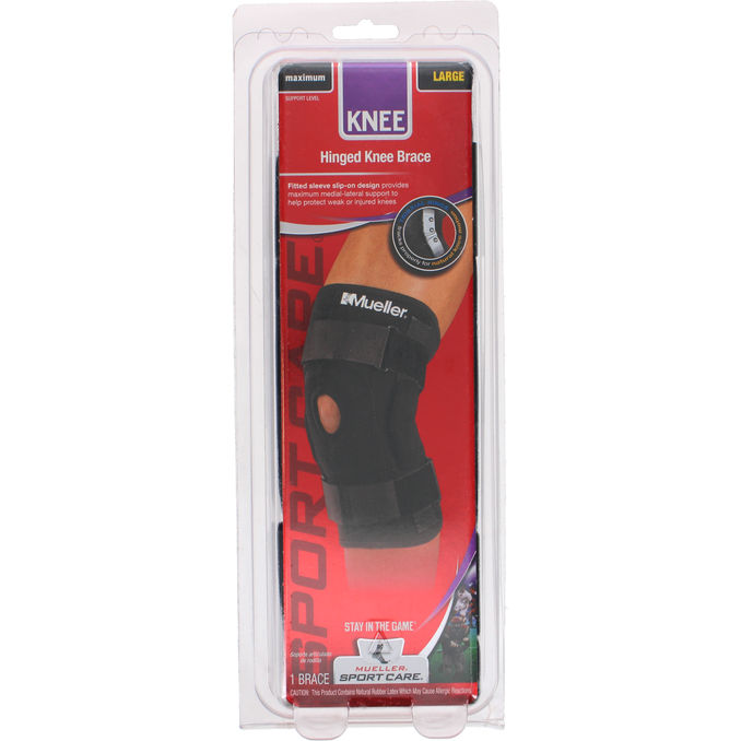 Mueller Hinged Knee Brace L 1 stk, 1 pcs fra Mueller | Motatos